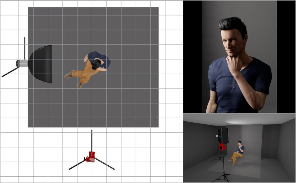 Des portraits envoûtants grâce à l’éclairage Rembrandt - Joannie Therrien